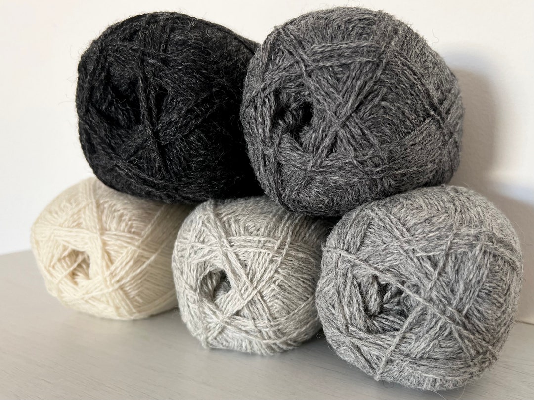 Natürliche Schafwolle Wollgarn Wollfäden Reine Schafwolle Strickgarn ...