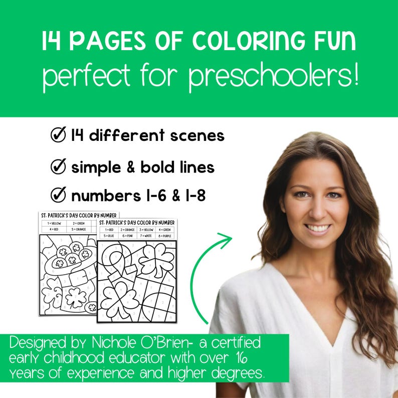 St Patricks Day Color by Number, St Patricks Day Coloring Sheets PDF ...
