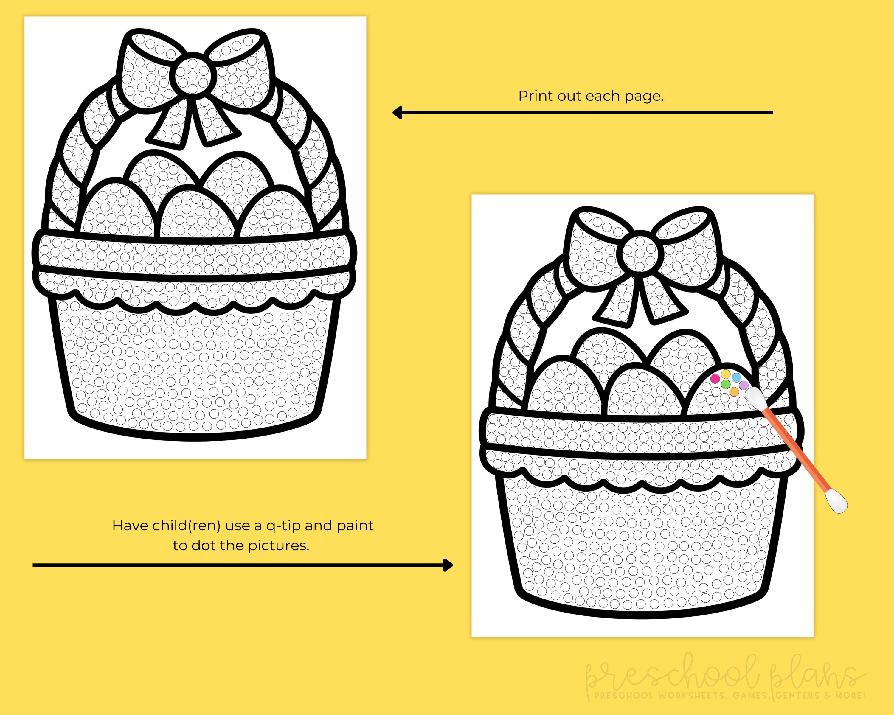 Printable Easter Activities for Kids, Preschool Worksheets, Easter ...