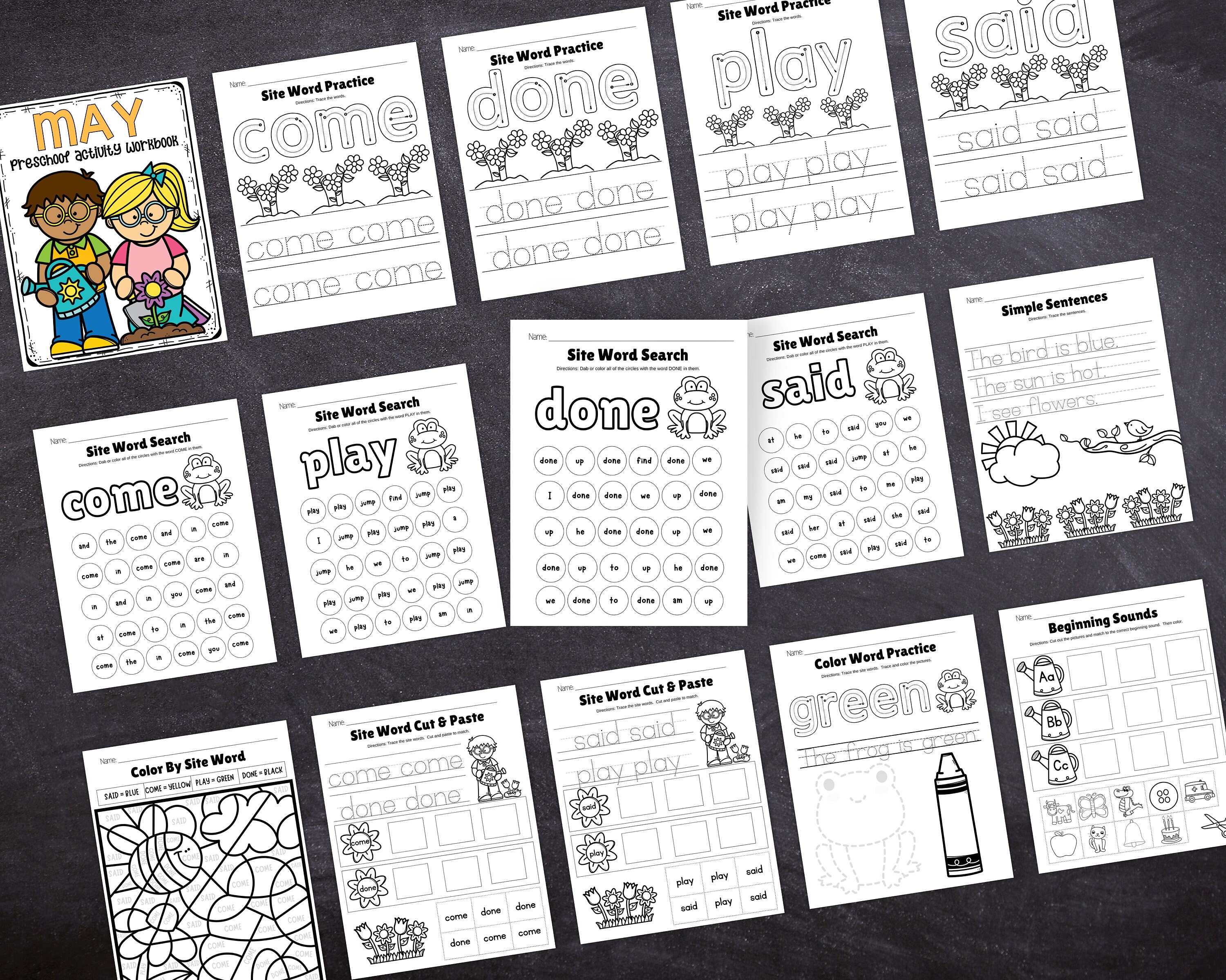 Preschool Curriculum Lesson Plan, Spring Worksheets for Preschoolers ...
