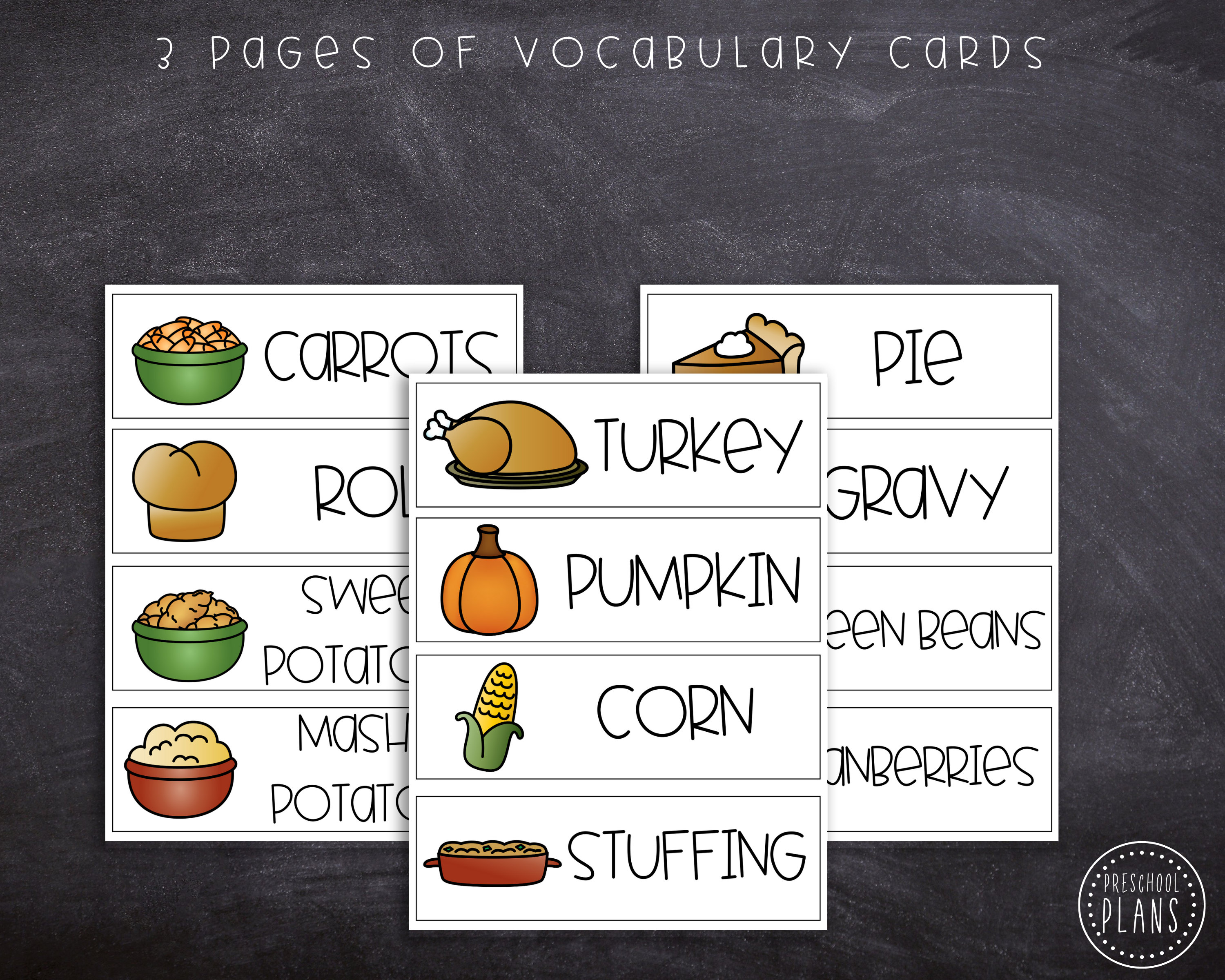 Thanksgiving Dramatic Play Set Thanksgiving Pretend Play - Etsy