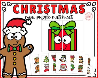 Printable Christmas Matching Game Christmas Memory Game | Etsy