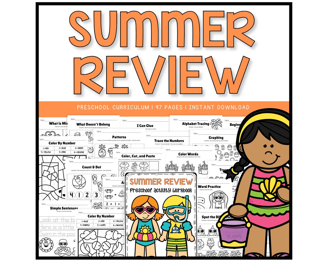 Pre K Summer Curriculum, Preschool Curriculum Lesson Plan, Summer ...