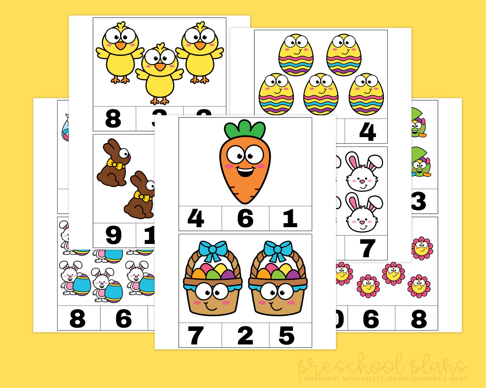 Printable Easter Activities for Kids, Preschool Worksheets, Easter ...