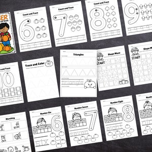 Preschool Curriculum, Preschool Busy Book, Preschool Worksheets, Fall ...