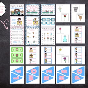 Printable Flower Shop Dramatic Play, Flower Shop Pretend Play, Spring ...