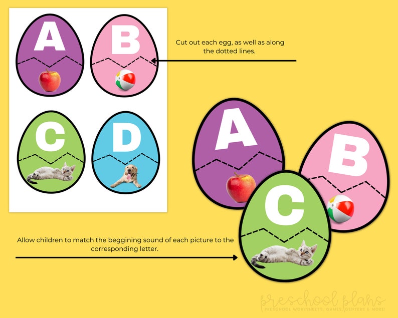Printable Easter Activities for Kids, Preschool Worksheets, Easter ...