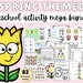 Spring Learning Pack Spring Preschool Pack Learning | Etsy