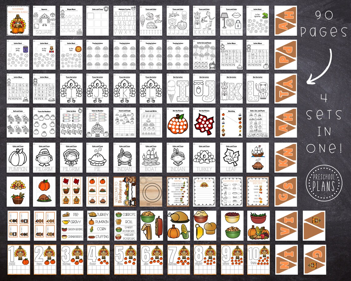 Thanksgiving Activity Digital Download Thanksgiving Activity - Etsy