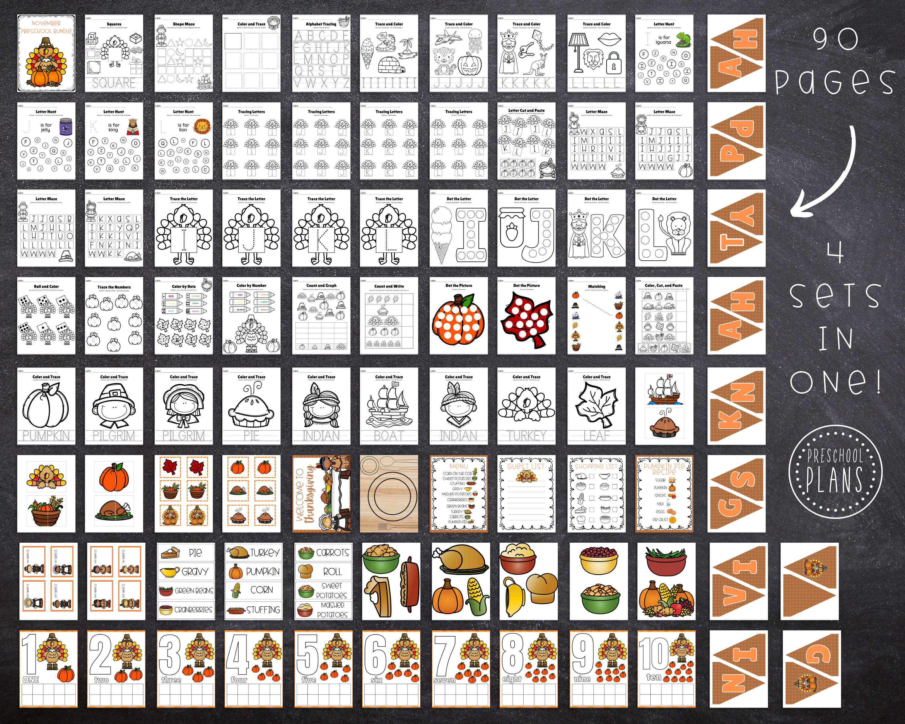 Thanksgiving Activity Digital Download, Thanksgiving Activity for ...