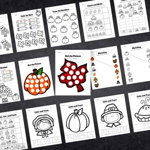 Preschool Curriculum, Preschool Busy Book, Preschool Worksheets, Fall ...