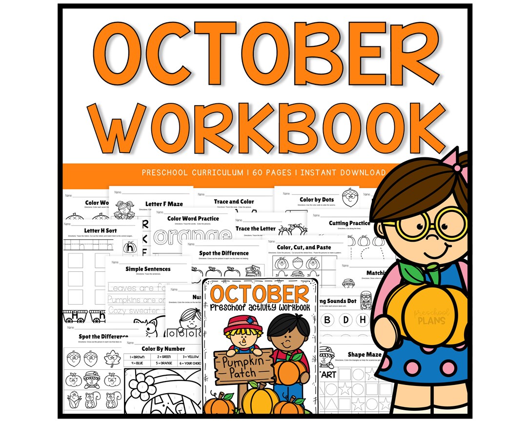 Preschool Curriculum, Preschool Busy Book, Preschool Worksheets, Fall ...