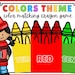 Printable Color Matching Game, Crayon Box Color Game, Preschool ...