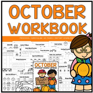 Preschool Curriculum, Preschool Busy Book, Preschool Worksheets, Fall ...