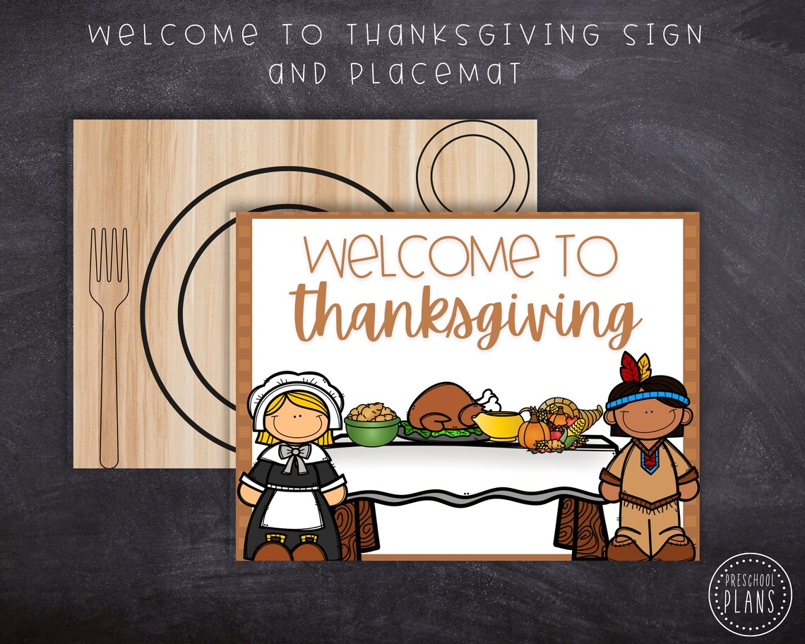 Thanksgiving Dramatic Play Set Thanksgiving Pretend Play - Etsy