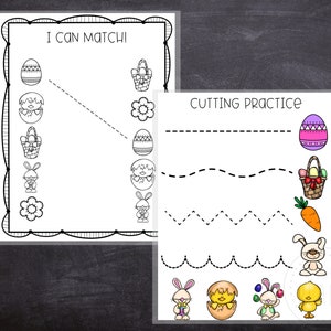 Printable Easter Activities for Kids, Preschool Worksheets, Easter ...