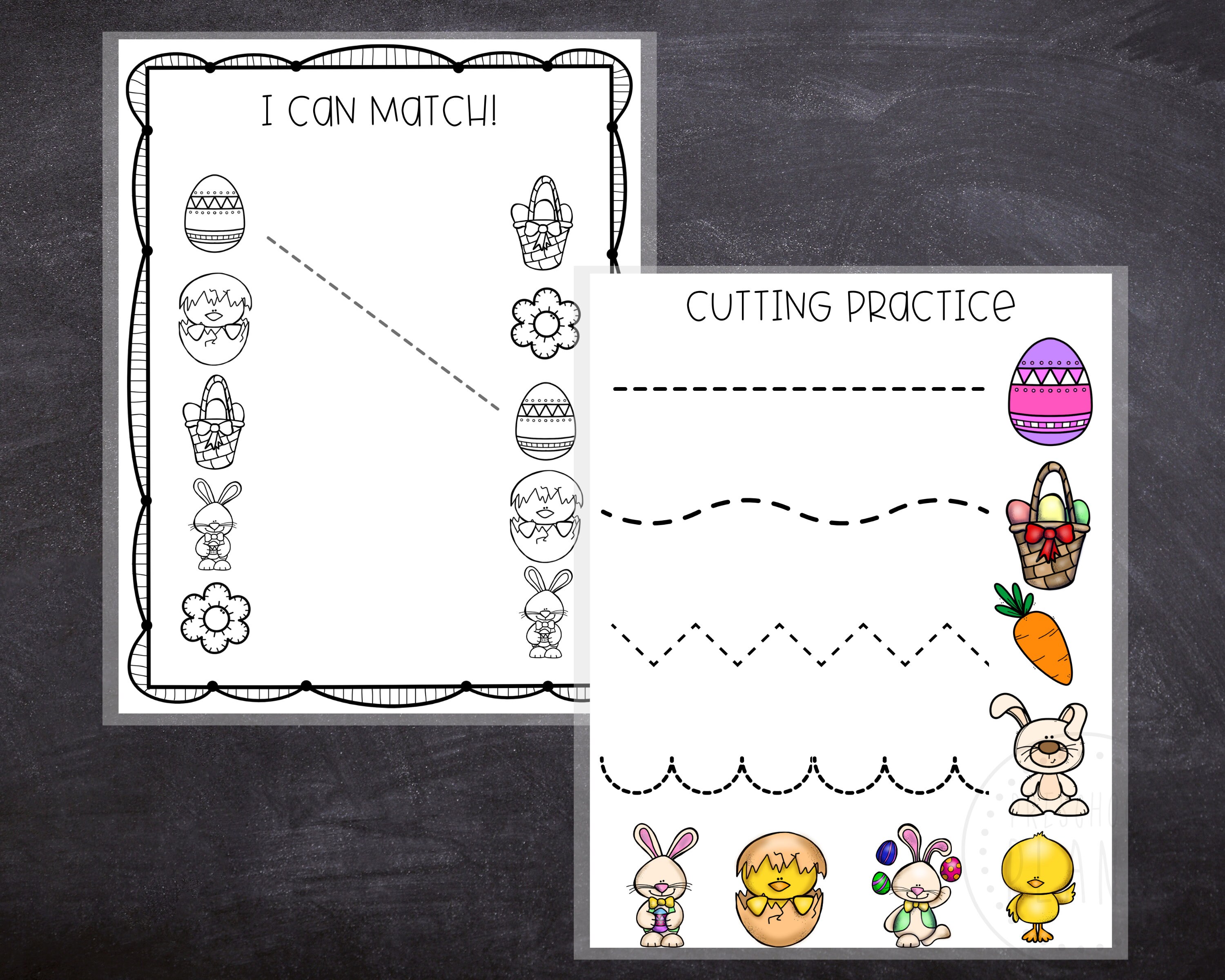 Printable Easter Activities for Kids Preschool Worksheets - Etsy