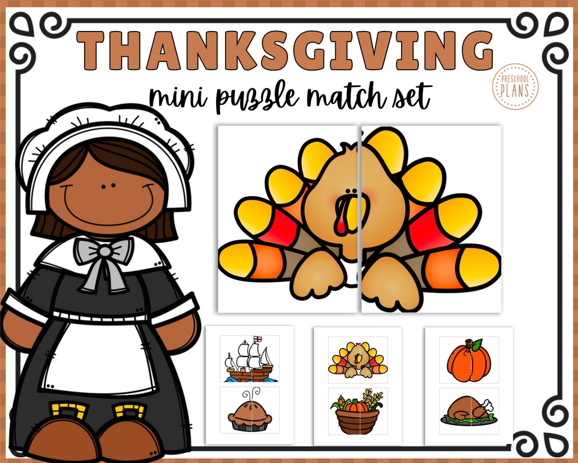 Thanksgiving Activity Digital Download Thanksgiving Activity - Etsy