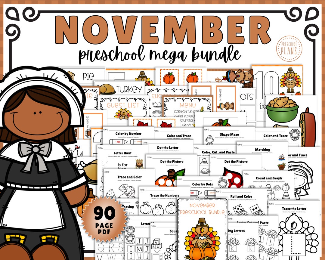 Thanksgiving Activity Digital Download, Thanksgiving Activity for ...