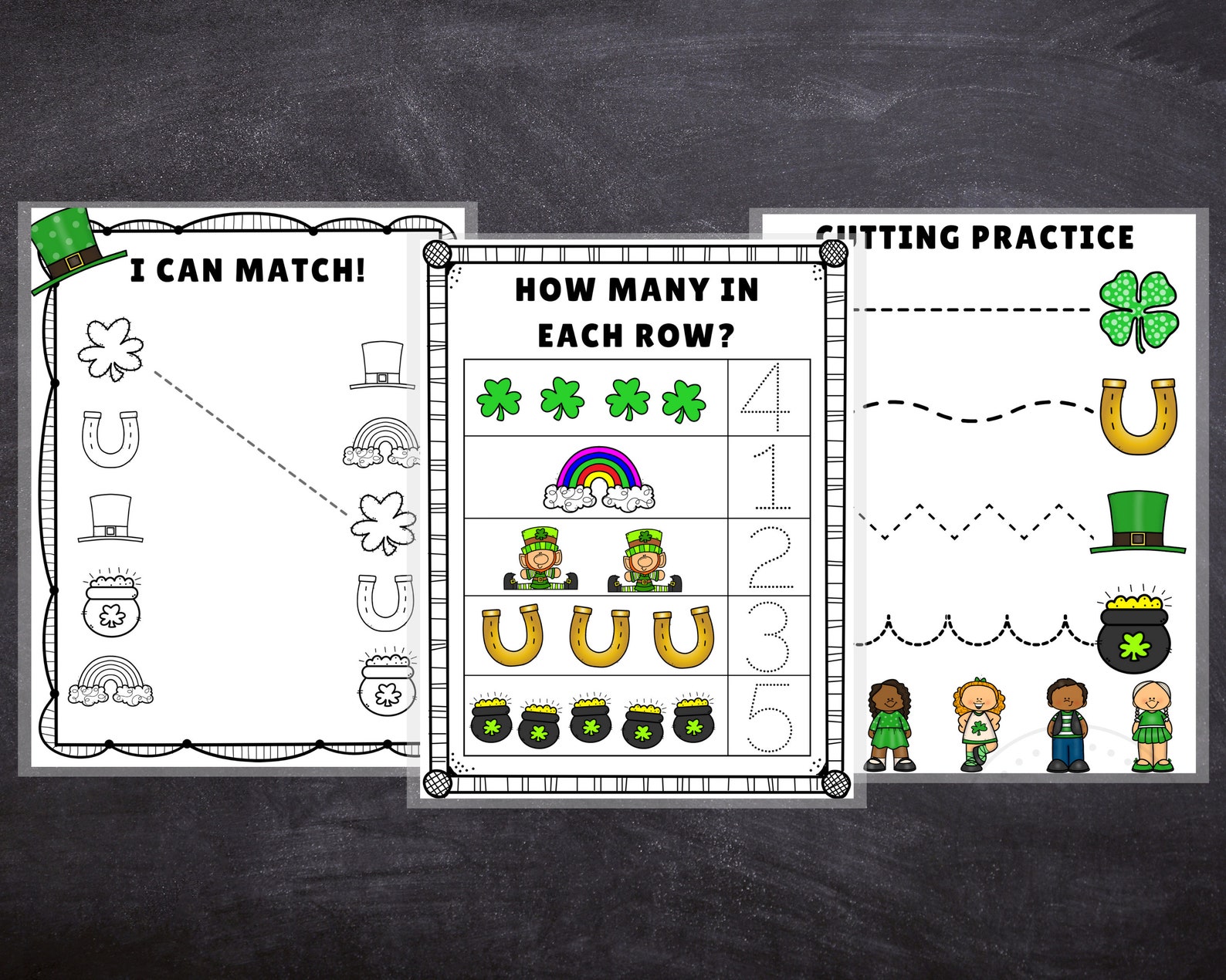 St. Patrick's Day Preschool Activities St Patrick's - Etsy