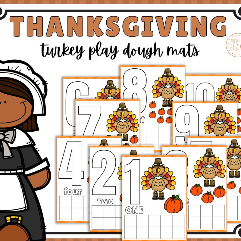 Play Dough Mats - Etsy