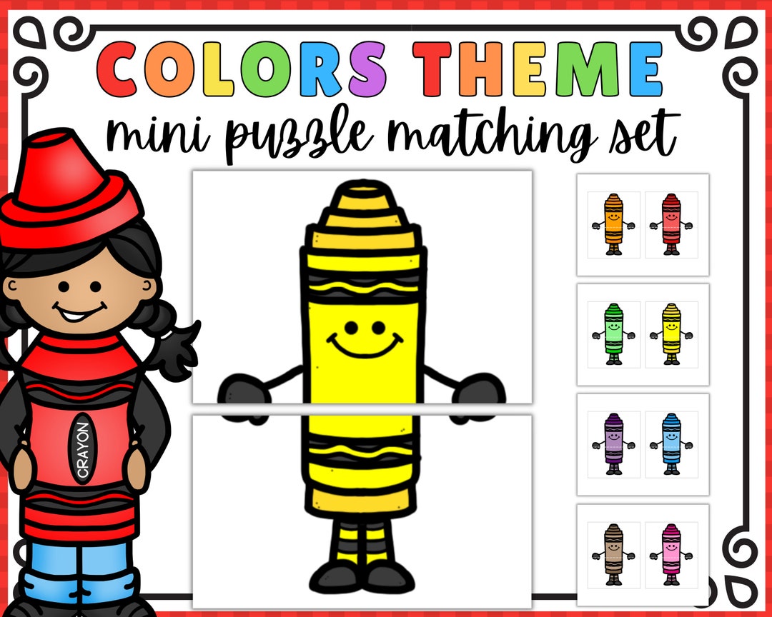 Printable Preschool Color Puzzle, Kids Activities, Preschool Learning ...