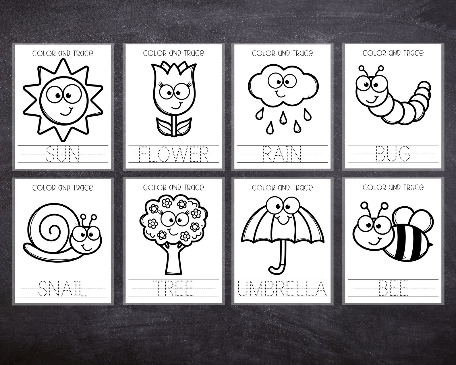 Printable Spring Learning Pack Spring Preschool Pack - Etsy