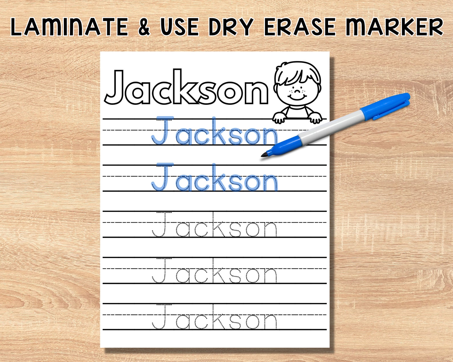 Printable Name Tracing Page, Tracing Name Sheet, Editable Name Tracing ...