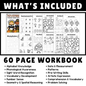 Preschool Curriculum, Preschool Busy Book, Preschool Worksheets, Fall ...