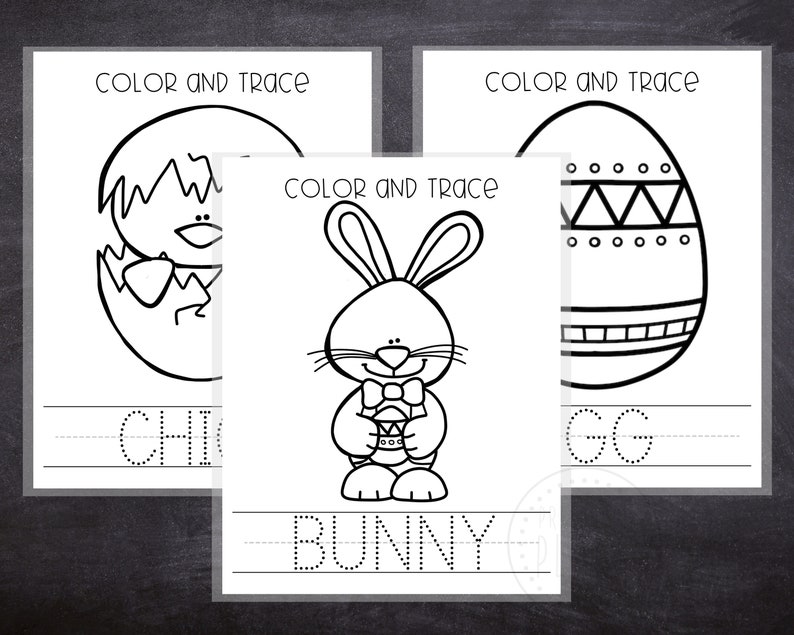Printable Easter Activities for Kids Preschool Worksheets - Etsy