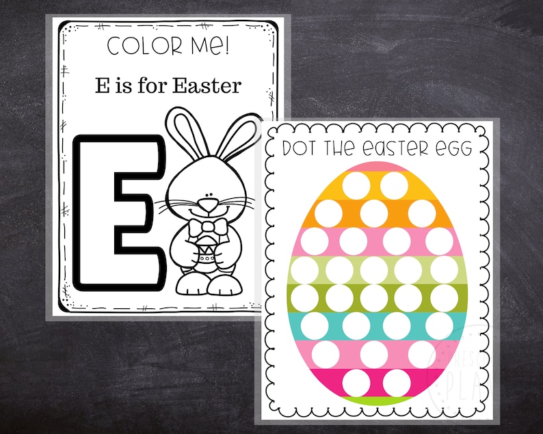 Printable Easter Activities for Kids Preschool Worksheets - Etsy