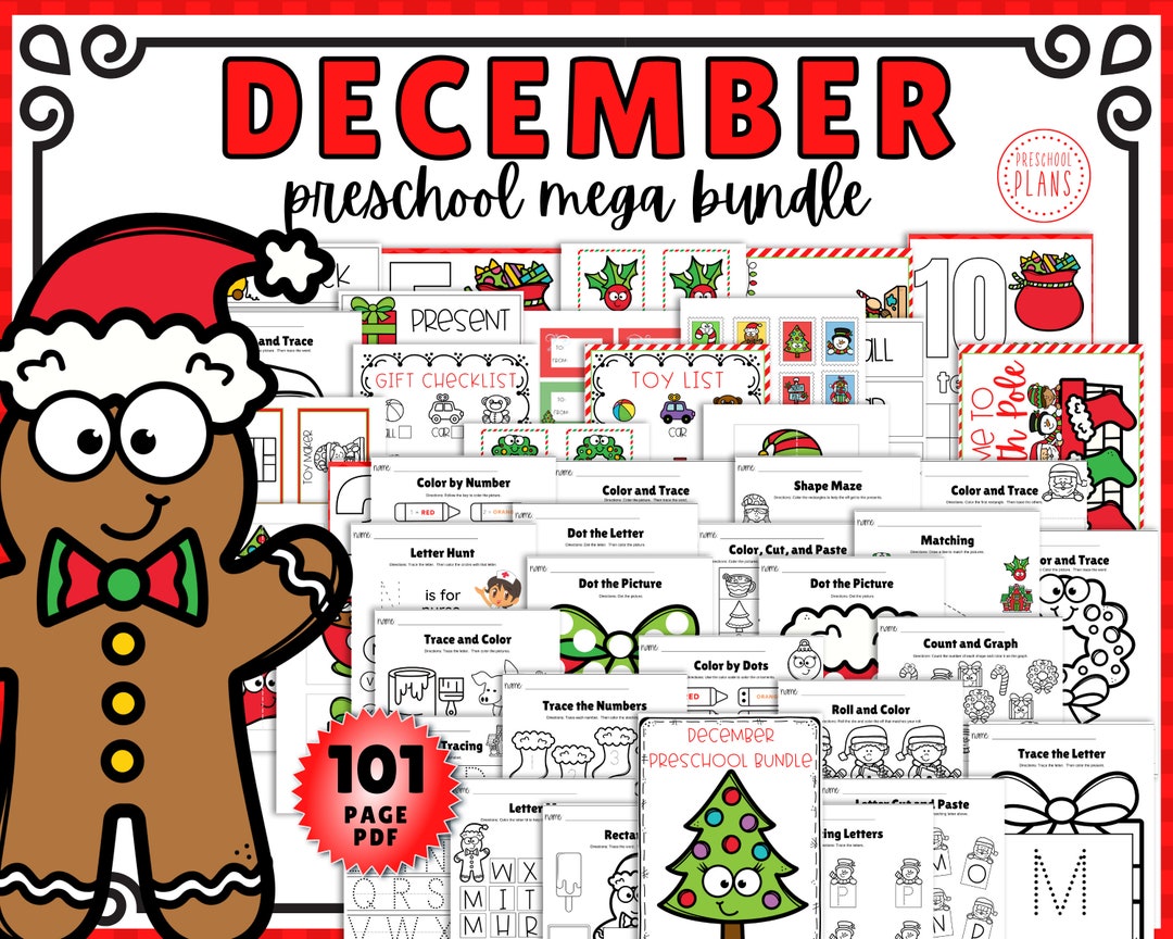 Christmas Activity Digital Download, Christmas Activity for Preschool ...