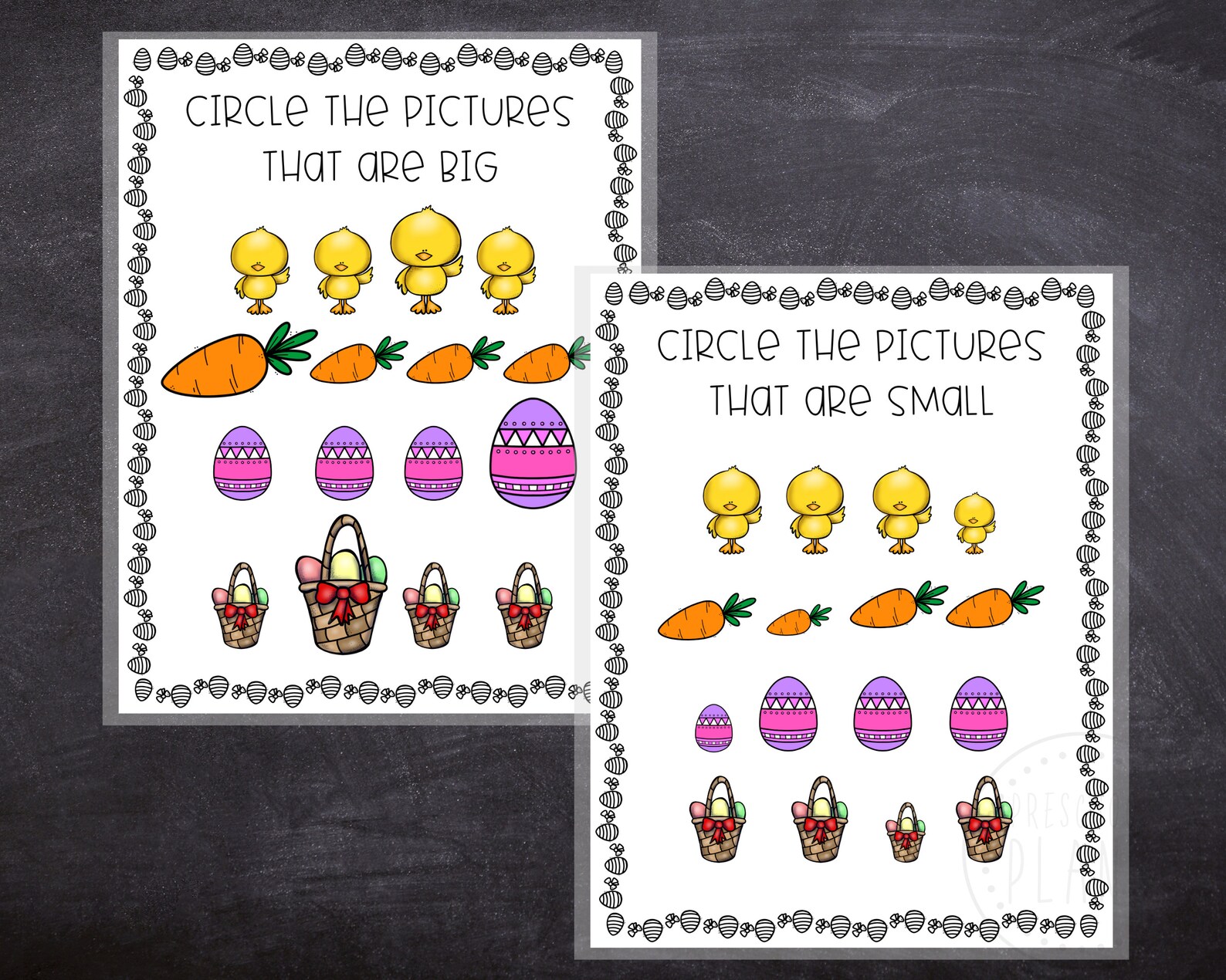 Printable Easter Activities for Kids Preschool Worksheets - Etsy
