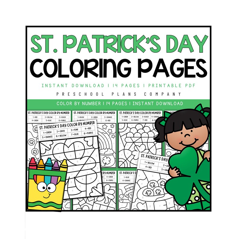 St Patricks Day Activity and Coloring Pages, St Patricks Day Coloring ...