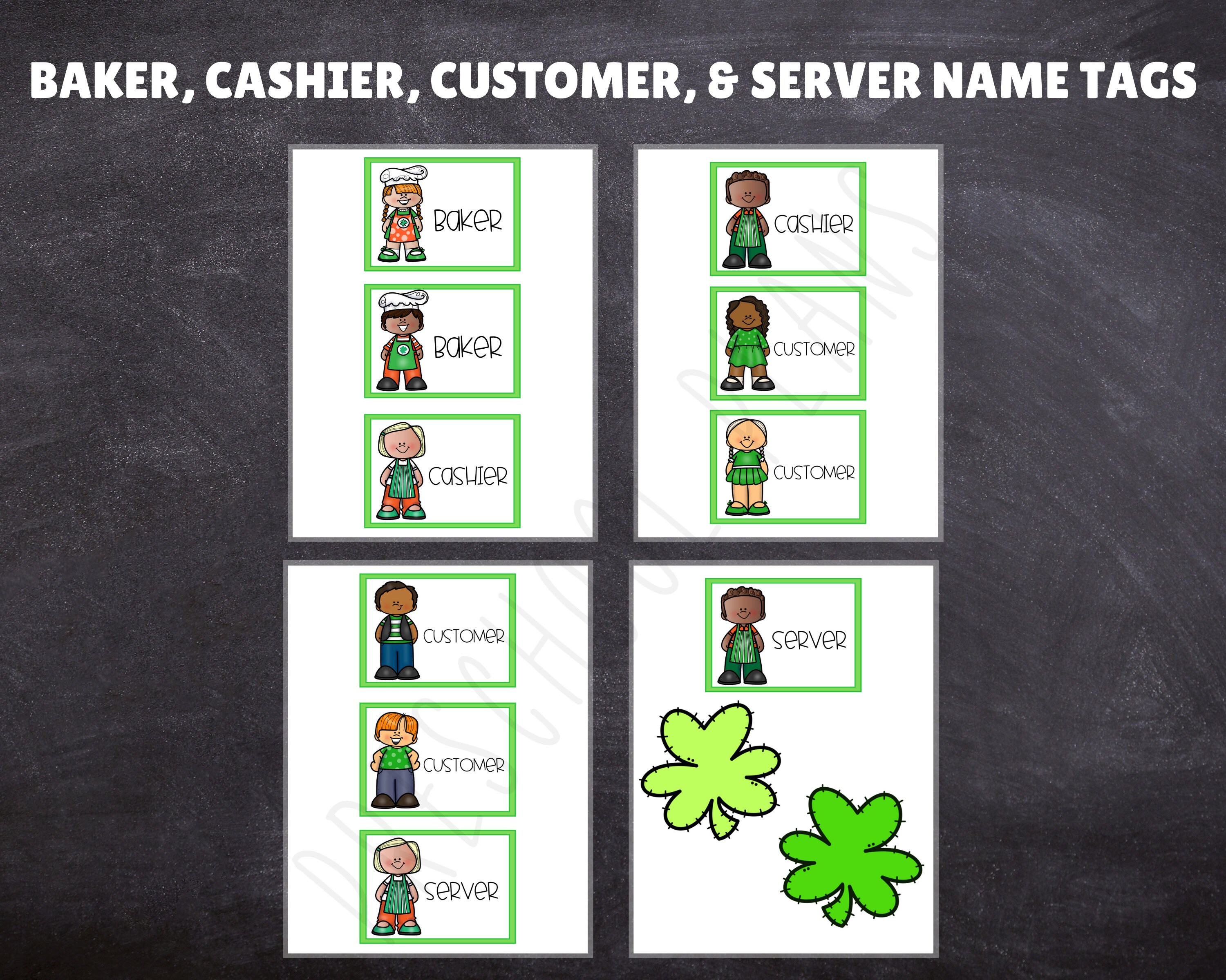 Dramatic Play, Bakery, Cafe, St. Patty's Day, St. Patrick's Day ...