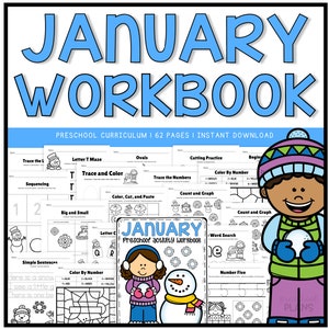 Preschool Curriculum, Preschool Busy Book, Preschool Worksheets, Winter ...