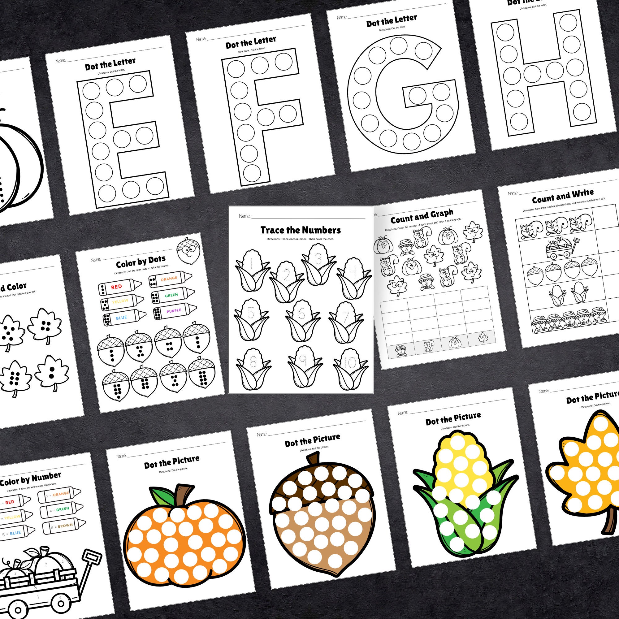 Preschool Curriculum Preschool Busy Book Preschool - Etsy