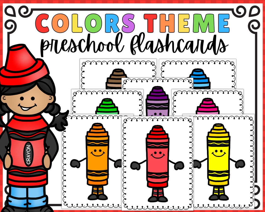 Printable Preschool Color Flashcards, Kids Activities, Preschool ...
