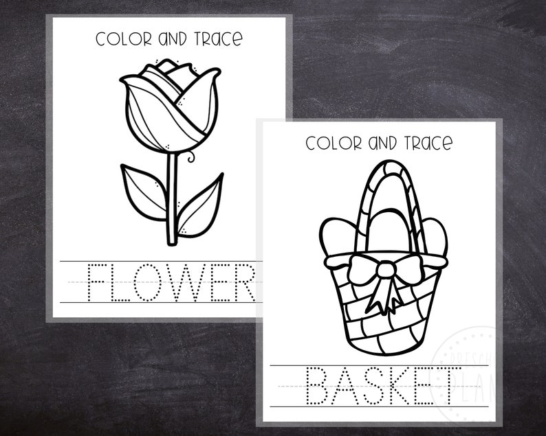 Printable Easter Activities for Kids Preschool Worksheets - Etsy
