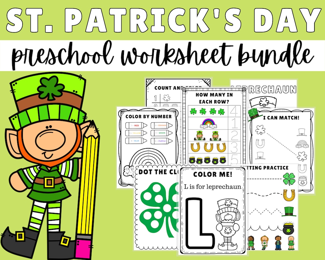 St. Patrick's Day Preschool Activities, St Patrick's Day Preschool ...