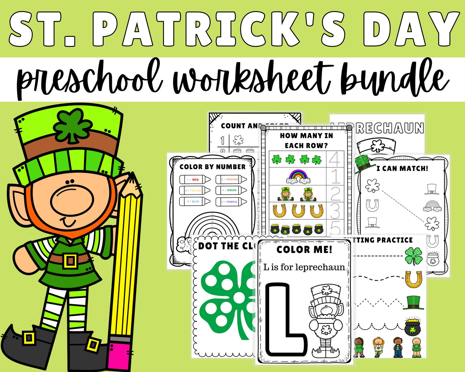 St. Patrick's Day Preschool Activities, St Patrick's Day Preschool ...