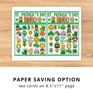 St Patricks Day Bingo Boards, St Patricks Day Bingo for Kids, St ...