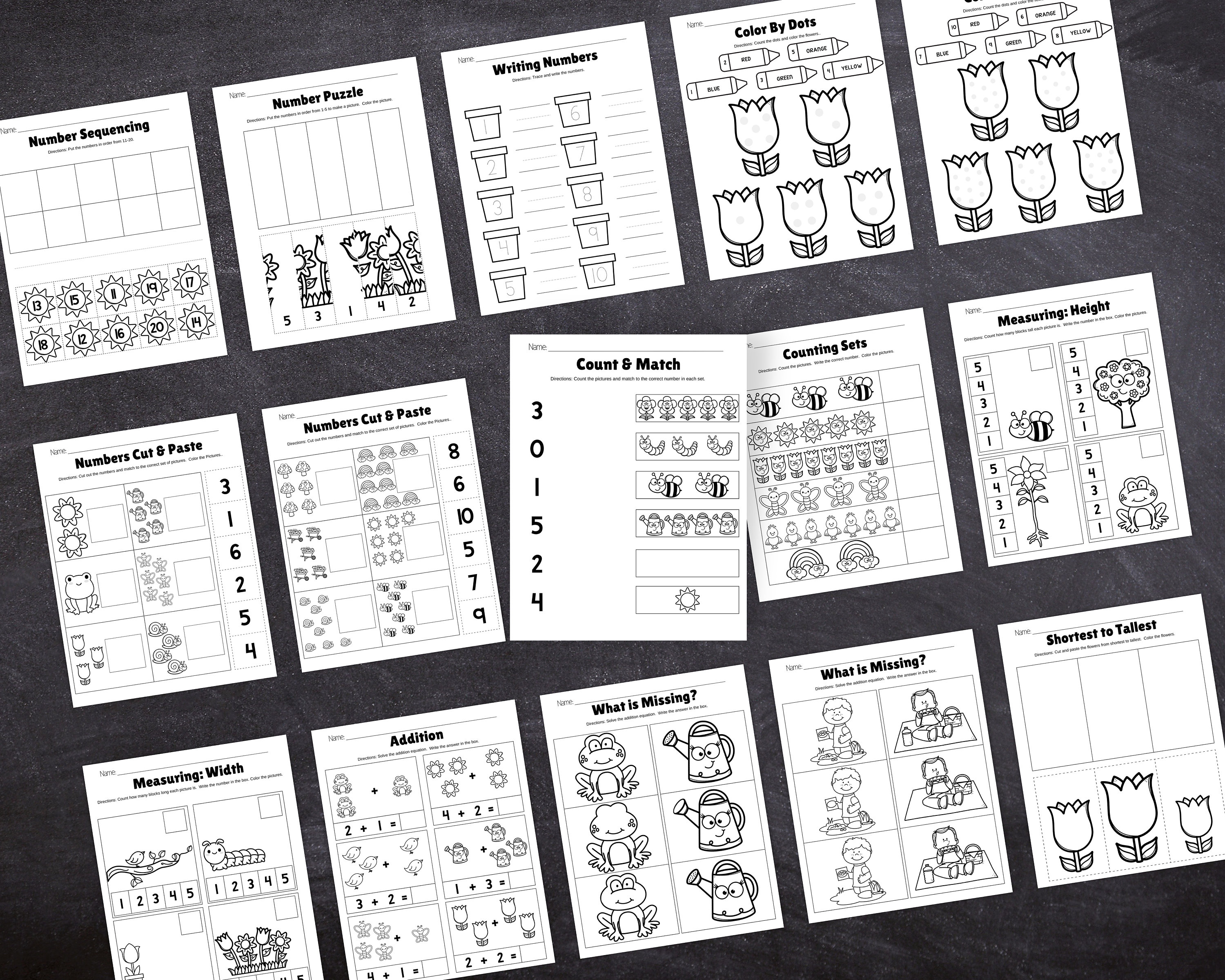 Preschool Curriculum Lesson Plan, Spring Worksheets for Preschoolers ...