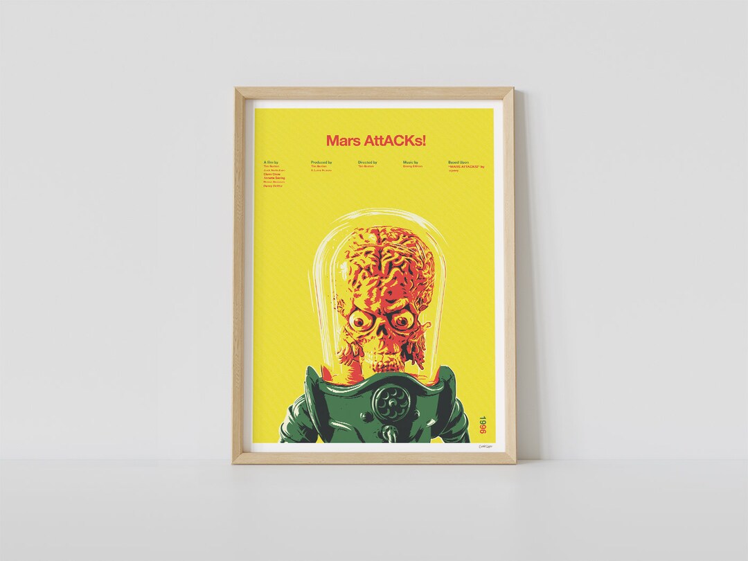 POSTER MARS ATTACKS - Etsy