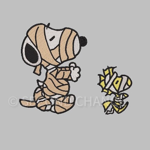 Snoopy Halloween Embroidery File - Etsy