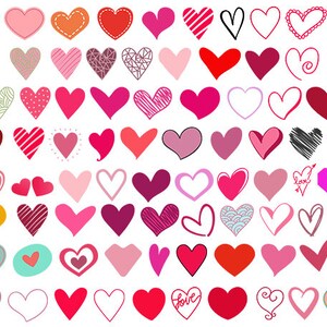 120 SVG Bundle Hearts SVG Laser Hearts Clipart Bundle Hearts Vector ...