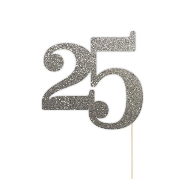 Number Cake Topper - Etsy
