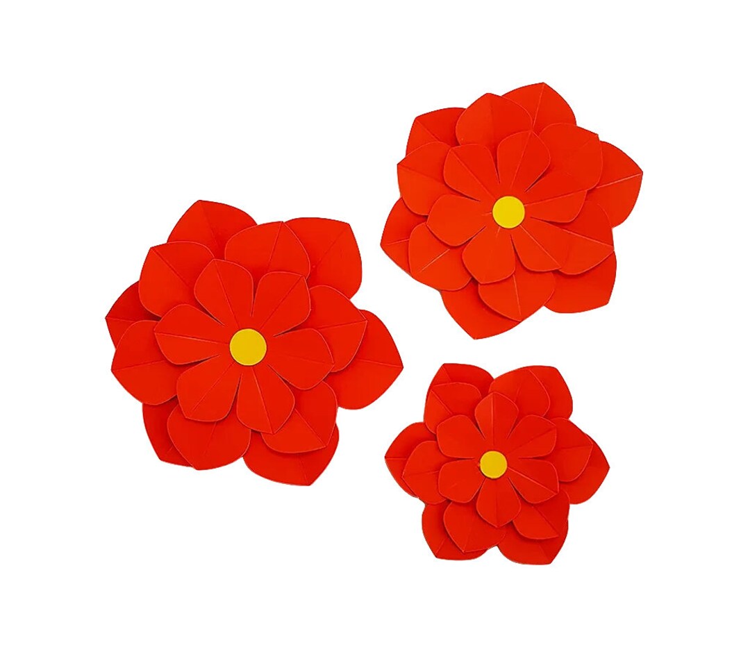 3D Flower SVG 3D Flower SVG File Flower Svg 3D Flower Cricut Layered ...