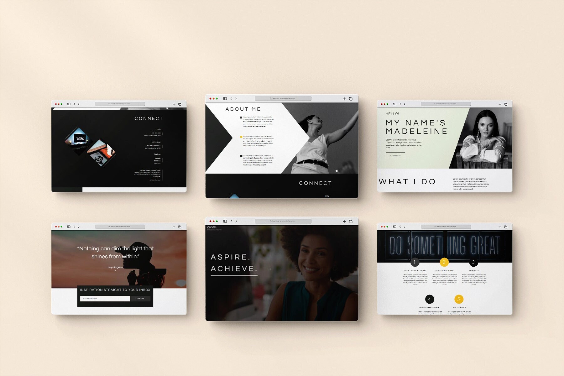 Wix Website Template Modern Wix Website Template for Business - Etsy