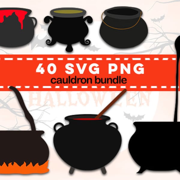 Halloween Cauldron Template - Etsy